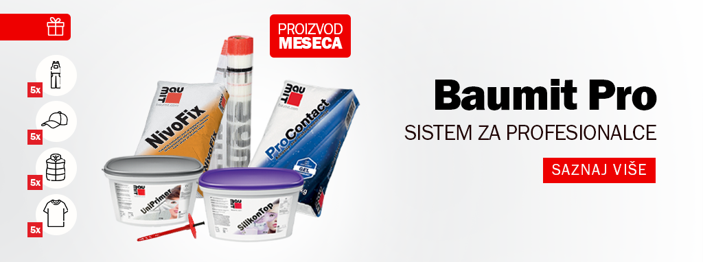 Proizvod meseca - Baumit Pro Sistem | Baumit.rs